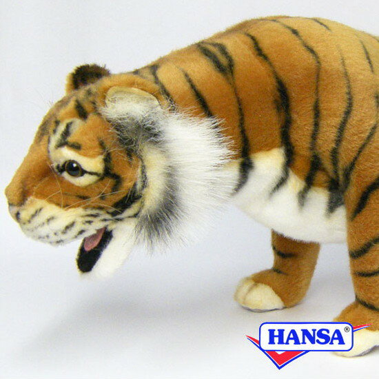●hansa社が制作したRAIN FOREST（熱帯雨林・アジア）シリーズのリアルな虎（トラ とら タイガー）のぬいぐるみです。 HANSA（ハンサ）のヌイグルミは野生動物や海洋生物、恐竜にいたるまでありとあらゆる生き物をリアルに再現。 1...