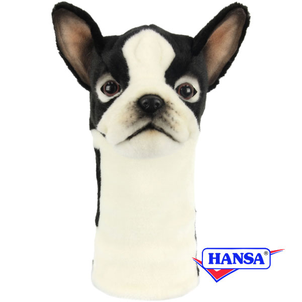 ●hansa社が制作したGOLFCLUB HEADCOVER（ゴルフクラブヘッドカバー）シリーズの フレンチブルドッグをリアルに再現したドライバー用ぬいぐるみヘッドカバーです。 動物の魅力をリアルに再現したハンサのぬいぐるみゴルフカバーは、...