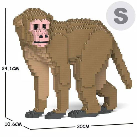 ●ジェッカブロック Sculptor（スカルプター）シリーズ サルは、接着剤を使用せずに丈夫な構造の猿のインテリアを作ることが出来る 動物ブロックです。 JEKCAはbrick through system（ブロックを通り抜ける）という独特...