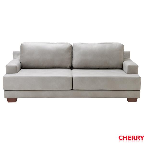 サイズ W1880×D850×H770・SH380mm カラー 張地:グレー 脚部:ダークブラウン 仕様 脚部:天然木 座部:布（レザークロス）、ウレタンフォーム、ウェービングベルト 肘部:布（レザークロス）、ウレタンフォーム、化繊綿 背部...