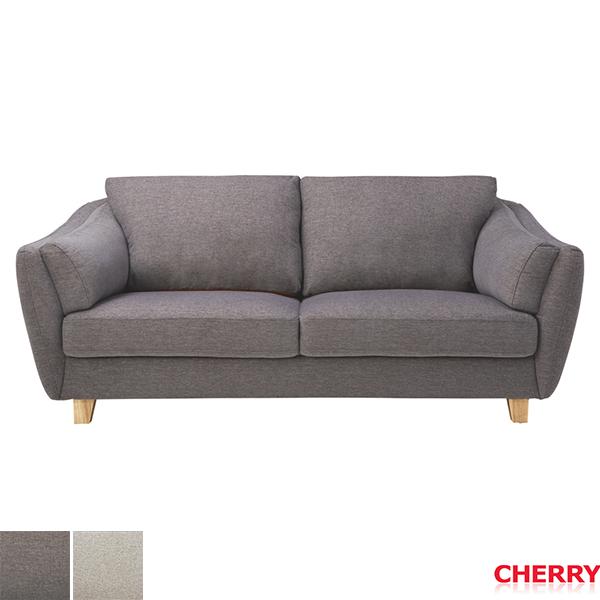 サイズ W1840×D850×H800・SH400mm カラー 張地:ライトスモーク・ダークスモーク 脚部:ナチュラル・モカブラウン 仕様 脚部:天然木（ラバーウッド） 座部:布、ウレタンフォーム、ウェーブスプリング式 背・肘部:布、ウレタ...