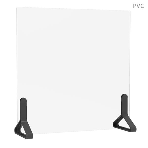 　■　空間のアクセントになるカラー脚が特徴の卓上用飛沫防止パネルPINZOシリーズ。 　■　PVC衝立は、板面が透明PVC、脚部はポリプロピレンで、板面・脚部ともにアルコール・次亜塩素酸水・次亜塩素酸ナトリウムなどの消毒液を使用したお手入れ...