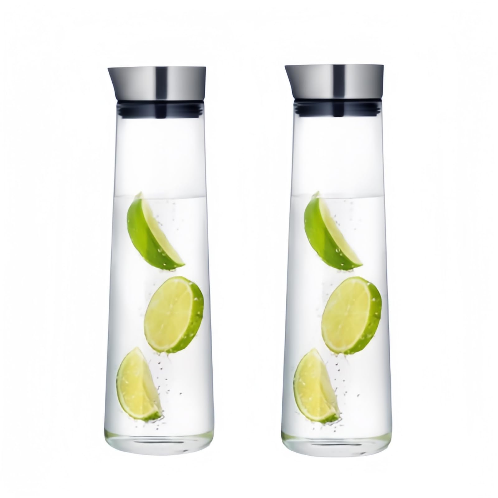 · 【大容量】実用容量は1000ml／1500ml。来客時など、お客様にお茶やお水をお出しする際も、スタイリッシュなガラスピッチャーから注ぐだけで、まるでお店のようなおもてなしが演出できます。· 【耐熱ガラス製】高ホウケイ酸の耐熱ガラスを採...
