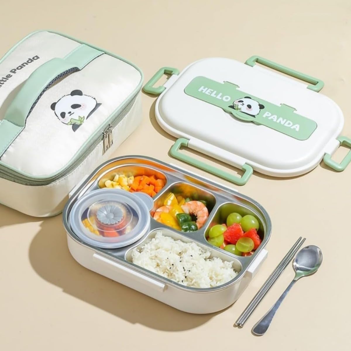 · 小さな食品容器: 食品容器は軽く、気密シールを形成して匂いや品物の鮮度を保ち、積み重ねることができます。· 高温耐性、冷蔵庫、電子レンジ、食器洗い機で使用できます。 食品グレードの304ステンレス製で、無毒で無臭で、安全に使用できます·...