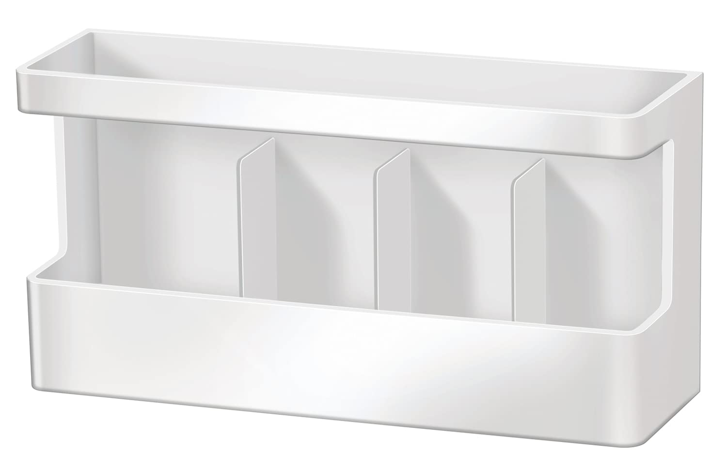 ホワイト/ポケット/4111・Size:ポケットPatternName:マグネット・パッケージ個数:1・サイズ：25.3×7.7×13.1cm・商品重量：371g・材質：本体・仕切り/ABS樹脂、マグネット/ラバーマグネット・耐荷重：1kg...