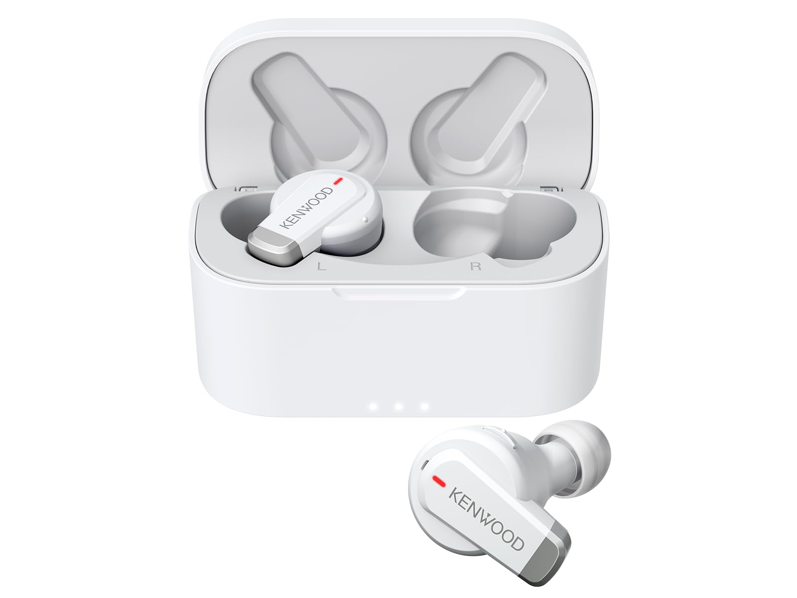 ホワイト/-/KH-BIZ70T-WA・Color:ホワイト・パッケージ個数:1・【ステッカー付限定モデル】「KENWOOD」ロゴシール　シールサイズ：横6cm ×高さ3cm 透明シール・【2台の機器を同時接続できるマルチポイント※対応】P...