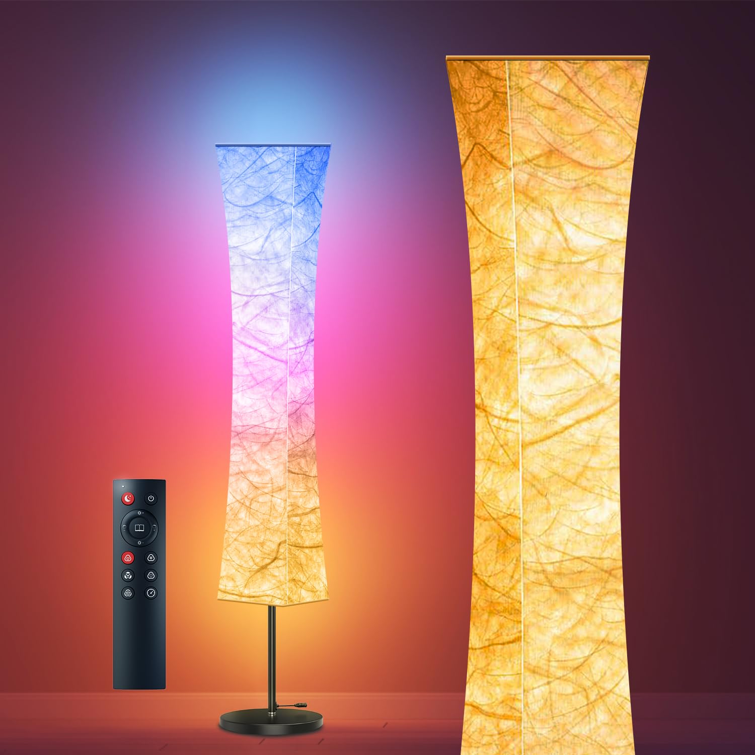 ✅【革新的技術のLED発光部品+無線リモコン】 安価なストリップや電球を使用する他の製品とは異なり、BeaNetは、最新技術を使用した新しいLED発光部品を開発しました。LEDフロアライトは、温かみのある白色光とRGBの光効果を提供します。...