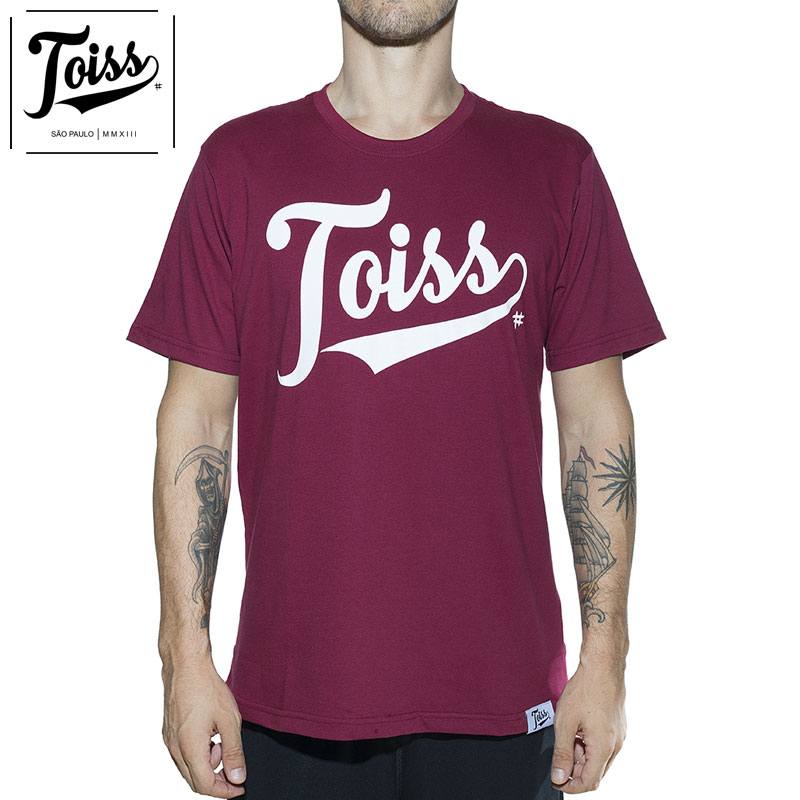 【TOISS】トイスオリジナルロゴTシャツ｜ボルドー &nbsp; ネイマールをはじめブラジルサッカー選手愛用ブランドの“TOISS”オリジナルロゴTEE！ 落ち着いた大人の印象のボルドーカラーがシックでカッコいい。 フロントのオリジナルロ...