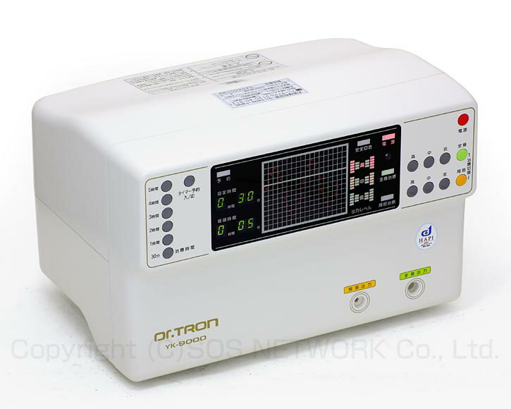 製品仕様 商品名 電位治療器　ドクタートロン　YK-9000（白）【中古】 販売元 株式会社ドクタートロン 製造元 株式会社日本理工医学研究所 保証 本体保証10年 医療機器 承認番号 16100BZ01738 通常寸法 縦275×幅415...