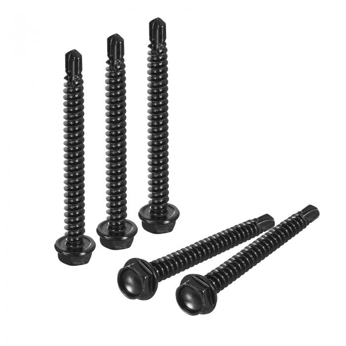 商品詳細 特徴 【属性1】[六角ワッシャーセルフドリリングネジ]-ネジピッチ:1.4 mm;ネジサイズ:4.2 x 45 mm(直径*L);ネジ頭サイズ:8.8 x 4.1 mm(直径.*H);パネルの厚さに適合:1.75~3 mm.パッケ...