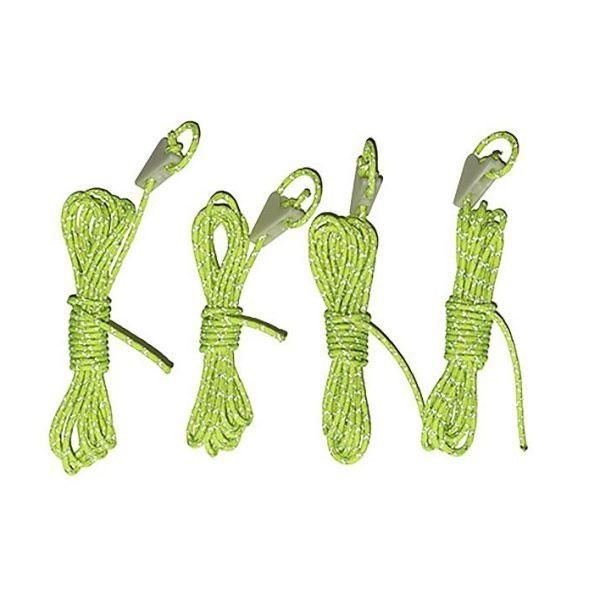 Spec サイズ ロープ 2.5mm + ストッパー 1-3mm 長さ：2m 素材 Cord-sling: Nylon Stopper: Plastic 商品説明 テントやタープの設営に使える、夜間の視認性に優れた反射材を含んだロープと蓄光...