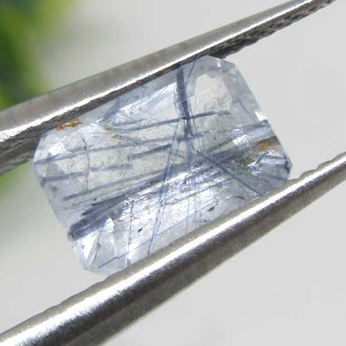 商品名 ☆インディゴライトインクォーツ　ルース 1.73ct　8.7×6.3mm前後　 Brazil 説明　 インディゴライトインクォーツ（Indicolite in Quartz）は、クォーツ（水晶）の中にインディゴライト（ブルートルマリ...
