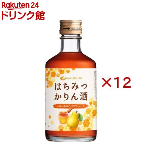 お店TOP＞アルコール飲料＞アルコール飲料 その他＞白鶴 はちみつかりん酒 (300ml×12セット)【白鶴 はちみつかりん酒の商品詳細】●国産の完熟かりんを漬け込んだかりん浸漬酒を使用。●完熟かりん由来の華やかな香りが楽しめます。●かりん...