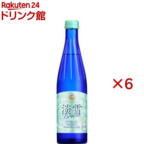 お店TOP＞アルコール飲料＞日本酒＞白鶴 淡雪ブリーズ スパークリング (300ml×6セット)【白鶴 淡雪ブリーズ スパークリングの商品詳細】●果実のような、爽やかで軽快な味わいの発泡性日本酒です。●フレッシュな青りんごのように、みずみず...