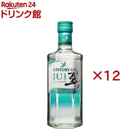 お店TOP＞アルコール飲料＞アルコール飲料 その他＞サントリー ジン 翠 瓶 (350ml×12セット)【サントリー ジン 翠 瓶の商品詳細】●サントリージャパニーズジン「翠」の、気軽にお愉しみいただける350ml瓶。●伝統的なジンのボタニ...
