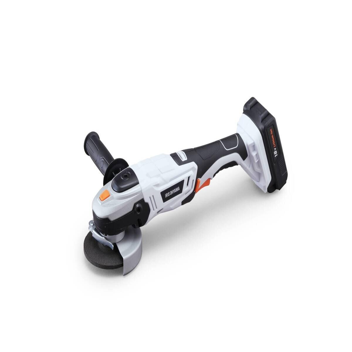 【商品の特徴】 ・充電式ディスクグラインダー ・金属のさび落とし、切断、塗装剥がしに便利 ・上部、左右に取り付けられる補助ハンドル付 ・一般銅材用オフセット砥石付き ・リチウム電池使用 ---------- ◆金属のさび落とし、切断、塗装は...