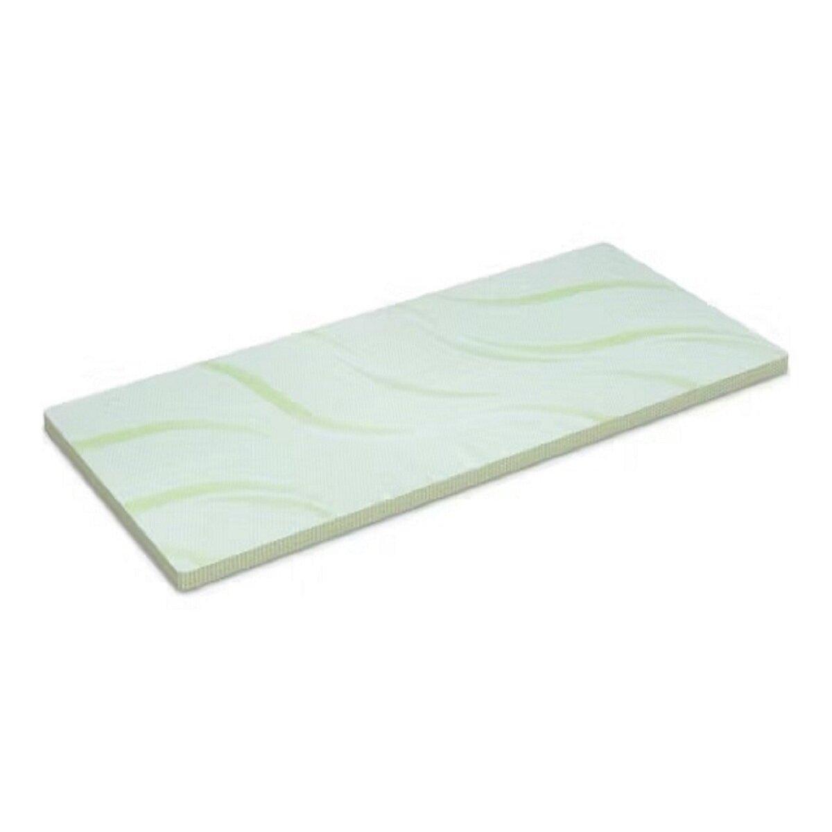 【商品の特徴】 ・硬さ：かため（150ニュートン） ・厚さ：5cm ・アロエベラのエキスを使用したマットレス ・厚さ5cmのオロソセル*は3D 構造ウレタンのため、どんな体形にも心地よい体圧分散力を発揮して、通気性も長時間確保するため寝汗や...