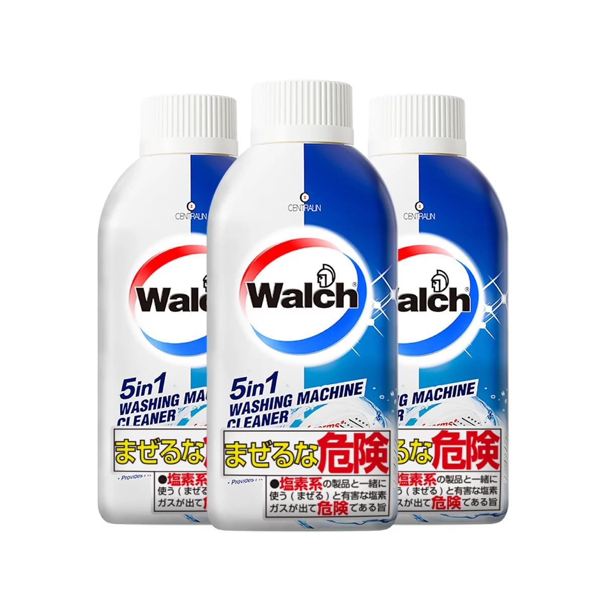 Walch (ウォルシュ)洗濯槽液体クリーナー (オリジナル)250ml×3本 汚れやニオイを根こそぎクリア 乳酸を使用で低臭&低刺激設計