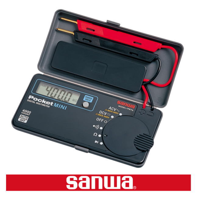 ■4000カウント、0.7％最高確度■電源ONの時には蓋が閉まらない機構設計■レンジホールド、オートパワーオフ（約15分、 解除不可）■導通レンジは印加電圧約0.4Vローパワーオーム■LED測定可■表示：数値部4000　サンプルレート：数値...