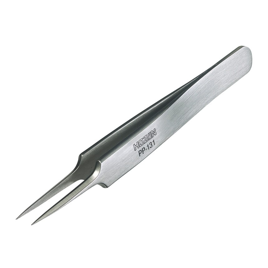 板厚2.3mm 精密性と剛性をバランスよく兼ね備えた強力型ピンセットのハイブリッドシリーズ 滑らかな手触りと、先端精度にこだわった強力型ピンセット。 作業者の指を痛めることなく長時間の連続作業が行えます。 板厚2.3mmのSUS304ステン...