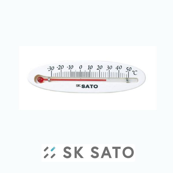測定範囲 -30〜50℃ &nbsp;1目盛 &nbsp;1℃（-10〜+10℃）、その他の範囲は2℃ 測定精度 ±2℃ &nbsp;材質 ABS樹脂、ガラス管&nbsp;　　マグネット付 寸法・質量 本体(W)108×(H)30×(D)8...