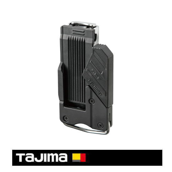 作業着のポケットや腰袋のフチにも取付可能なクリップ式 セフホルダーが不意に外れにくいロック機構付 軽さ重視の樹脂タイプ 安全ロープ取付環付 ※本製品のクリップベースをロックしないで使用する場合は落下する危険性があります。高所での使用はしない...