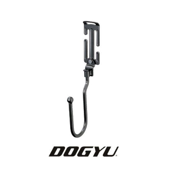 工具差し ブラメタフック スチールメタリック仕上げ サイズ FM-18 POINT 可動式・U字フック 全重量 約160g JANコード：4962819021880 総販売元：土牛産業株式会社(DOGYU) 製造元：井本刃物株式会社