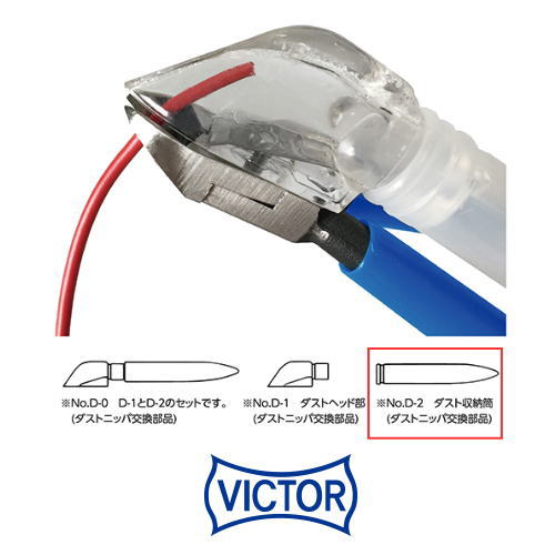 ダストニッパの交換部品です。113ダストニッパに装着してお使いください。 メーカー：ビクター株式会社(VICTOR)