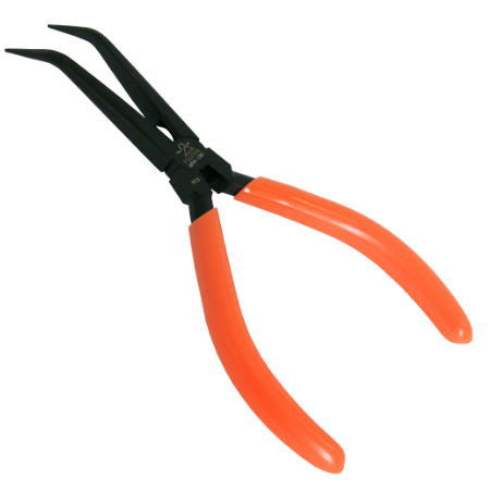 先端まで細く仕上げ、グリップは手の平サイズでコンパクトなため、狭い部分での配線、折り曲げ加工、切断作業に最適です。 コイルバネ付 くわえ部はギザ無しの為、つかんだものを傷つけません。 サイズ：150mm a：146mm b：9.5mm c：...