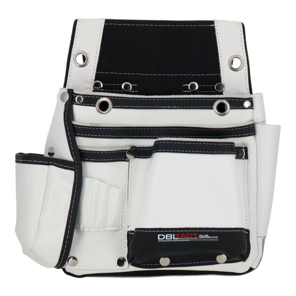 DBLTACT 本革釘袋 DTL11WH ワンランク上の職人さん向けモデル！ 色：ホワイト サイズ：325(H)x325(W)x80(D)mm 深さ：230mm JANコード：4954458162208ブランド：DBLTACT販売元：株式会...