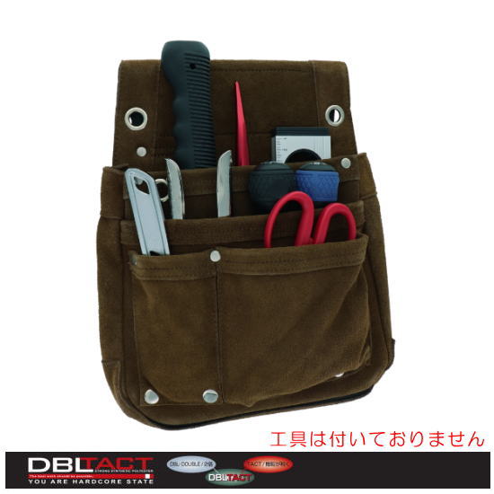 本体寸法：320(H)x260(W)x70(D)mm 深さ：2段(215mm/165mm) 重量：約390g カラー：ブラウン ※本体寸法は素材の特性や縫製によって多少誤差はあります。 ブランド：DBLTACT 販売元：株式会社三共コーポレ...