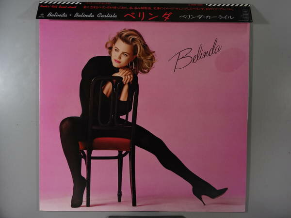 商品情報【種別／分類】LPレコード／洋楽【アーティスト】ベリンダ・カーライル【タイトル】ベリンダ【発売会社／企画番号】CBSソニー／28AP-3206【定価】2800【帯】良（E）／かぶせ帯【ジャケ】並（E-）／表にシール跡【歌詞カード】良...