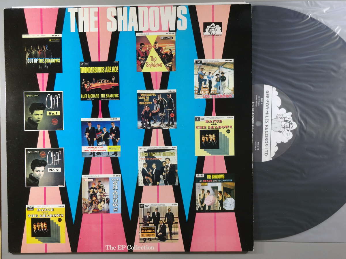 商品情報【種別／分類】LPレコード／エレキギター【アーティスト】シャドウズ【タイトル】ザ・EPコレクション(輸入盤)【発売会社／企画番号】See For Miles／SEE-246【定価】---【帯】---【ジャケ】良（E）／軽シミ点少【歌...