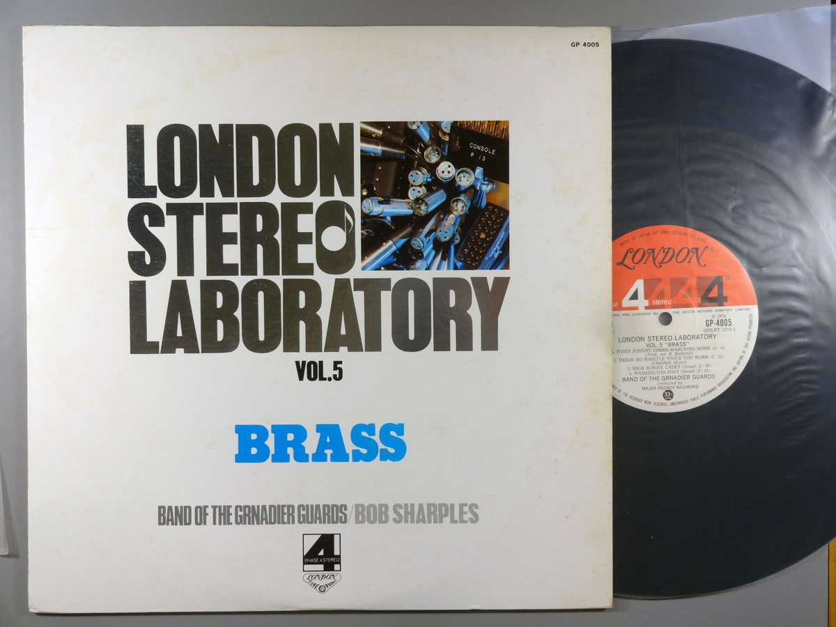 商品情報【種別／分類】LPレコード／ムード、軽音楽【アーティスト】ボブ・シャープレス楽団【タイトル】ロンドン・ステレオ・ラボラトリーVol.5(ブラス)【発売会社／企画番号】キング／GP-4005【定価】2500【帯】なし【ジャケ】良（E）...