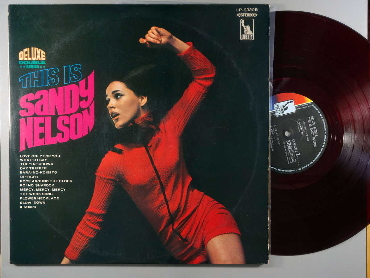 商品情報【種別／分類】LPレコード／エレキギター【アーティスト】サンディー・ネルソン【タイトル】サンディー・ネルソンのすべて (2枚組)【発売会社／企画番号】東芝音工／LP-9320【定価】3000【帯】なし【ジャケ】良（E）／見開きジャケ...
