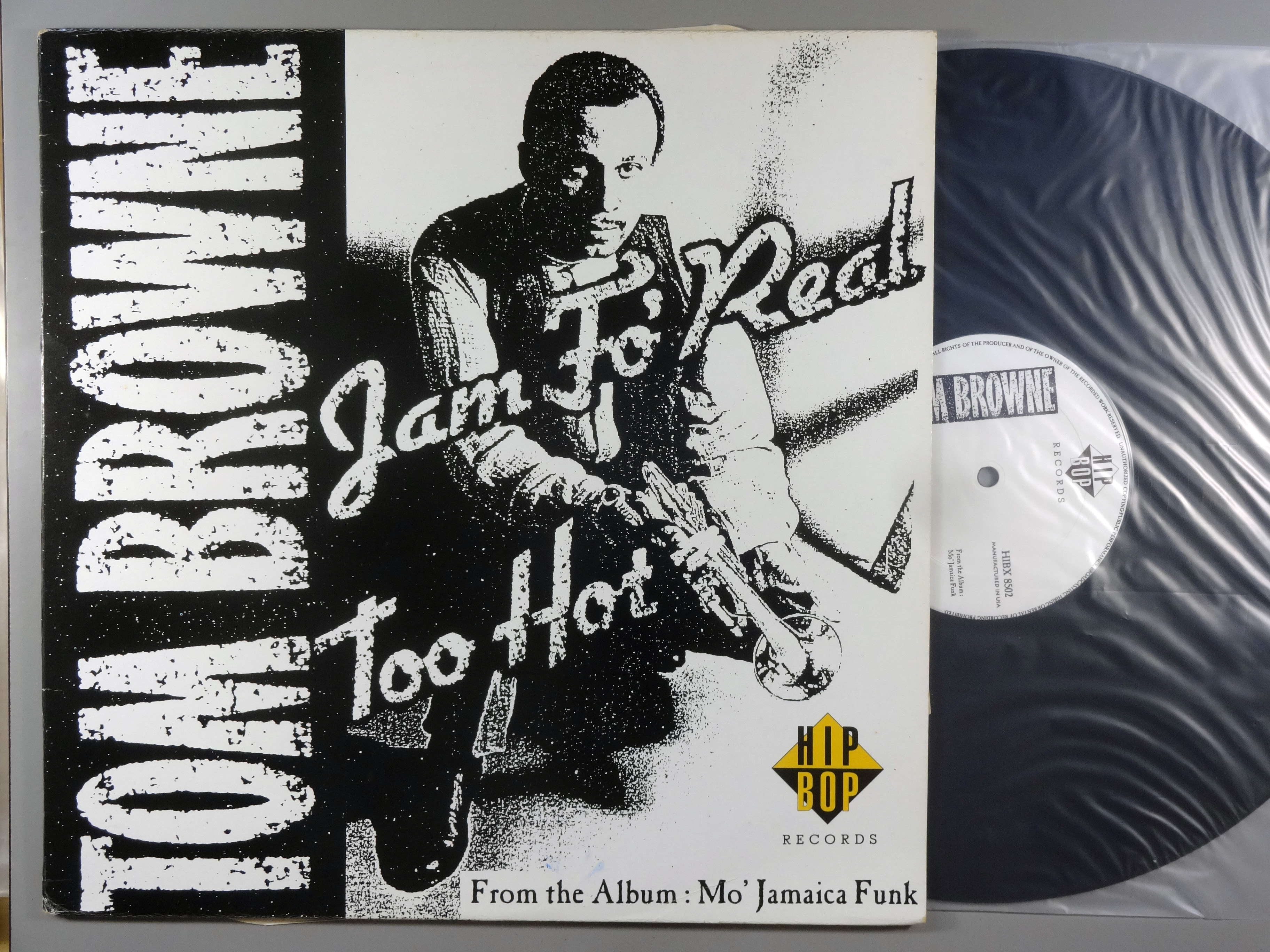 商品情報【種別／分類】LPレコード／ジャズ、フュージョン【アーティスト】トム・ブラウン【タイトル】Jam Fo' Real / Too Hot【発売会社／企画番号】Hip Bop／HIBX-8502【定価】　【帯】---【ジャケ】良（E）／...