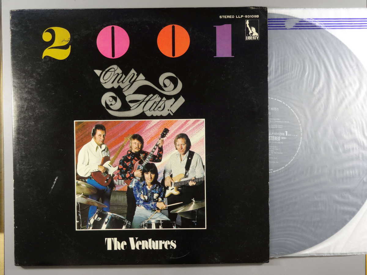 商品情報【種別／分類】LPレコード／エレキギター【アーティスト】ベンチャーズ【タイトル】西暦2001年 (2枚組)【発売会社／企画番号】東芝EMI／LLP-93109【定価】3300【帯】なし【ジャケ】良（E）／見開きジャケ、軽スレ少、軽シ...