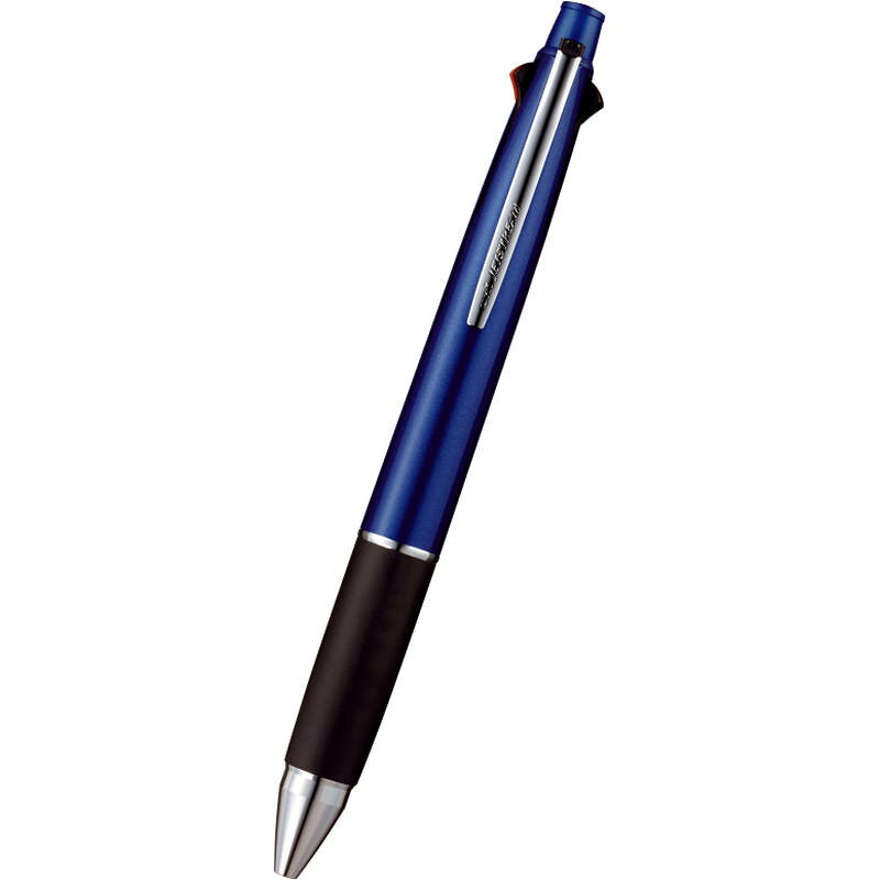 低摩擦ジェットストリームインク搭載。優れた速乾性。くっきり濃い描線。・ボールペン0.7mm（黒・赤・青・緑）＋シャープペン0.5mm・ラバーグリップ【パッケージサイズ】165×21×58mm【内容】φ13.7×18.5×148.8mm【材質...