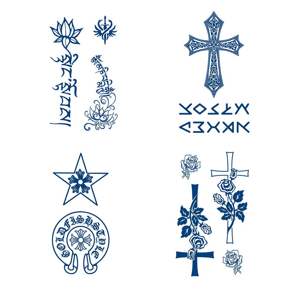 🦋【真に迫る効果】リアルなタトゥー効果で光沢と質感があるタトゥーステッカーです。肌には損傷しない安全法です。 🌙【防水 & 長持ち】防水加工のためお風呂に入っても通常は5～7日程度保ちますが、こすったり、水や...