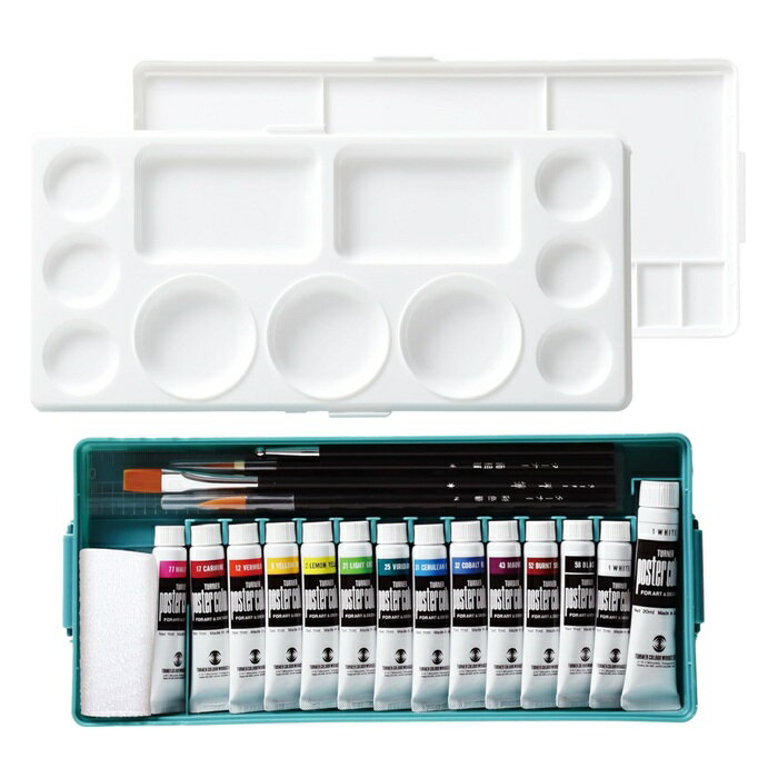 ひと塗りで鮮やか、ずっと美しい。表現が変わる14色セット。ポスターカラー プライムセットポスターカラーといえば、ターナー 一般の不透明水彩絵具の仲間なのに、ムラなくきれいに塗れる、ポスターカラー。あざやかでマットに仕上がり、ナキ・にじみもあ...