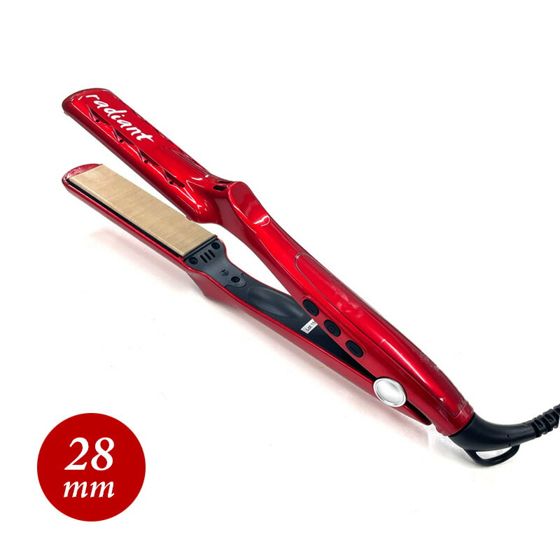 ●シルクプロヘアアイロン radiant 28mmシルクプレート採用のヘアアイロンが髪を熱から守ります。●180℃まで約20秒電源ONから180℃まで約20秒で急速加温だから、忙しい朝にもすぐに使える。●電源切り忘れ防止機能付き使用後30分...