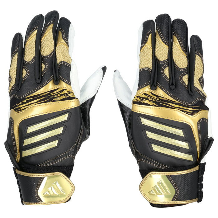 メーカー：アディダス (adidas)品名：51 バッティンググラブ TOP 1品番：LBG204-1982●素材甲/合成皮革・ポリエステル・ナイロン・ポリウレタン平/羊革●カラー1982：ブラック×ゴールド●生産国インドネシア●サイズS,...