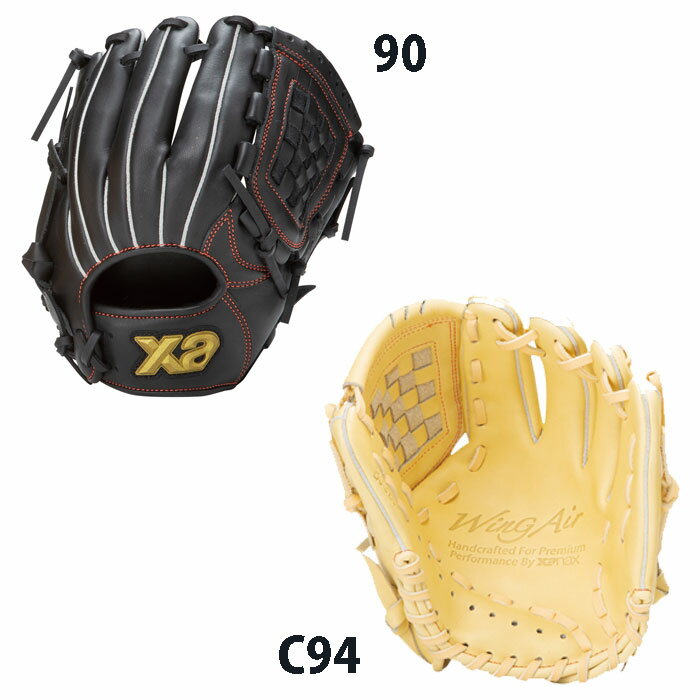 メーカー：ザナックス (xanax)品名：ザナックス ウイングエアー ジュニア軟式グローブ オールラウンド用品番：BJG25AS2W●ポジションオールラウンド●カラー90(ブラック/右投げ)90H(ブラック/左投げ)C94(クリームブラウン...