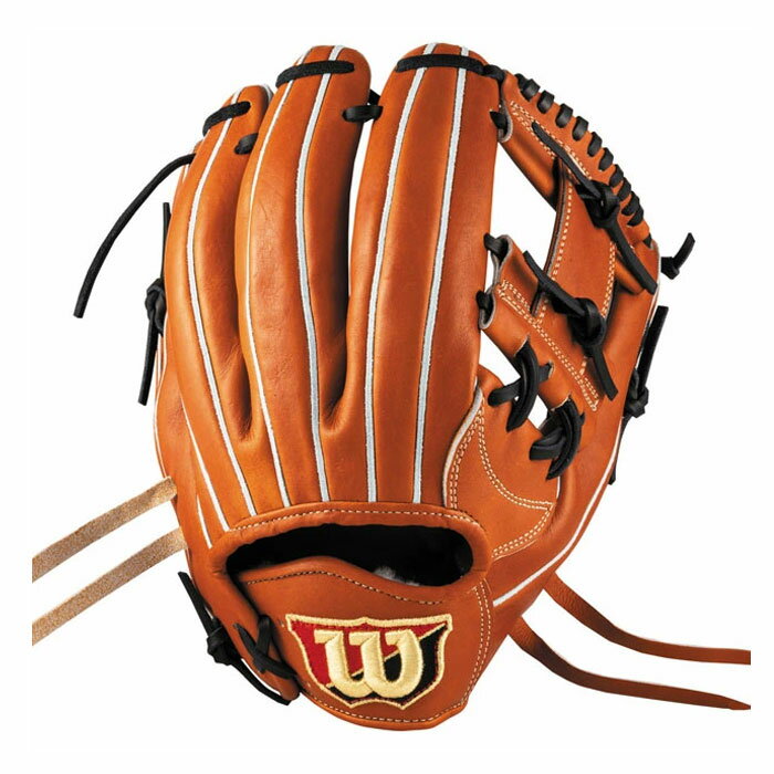 メーカー：ウィルソン (Wilson)品名：ウィルソン DUAL 1723型 硬式グローブ 内野手用品番：WBW102907●ポジション内野手用●カラーTオレンジ●レザー表革:プロストックステアレザー(＋スーパースキン)裏革:共革(指裏/デ...