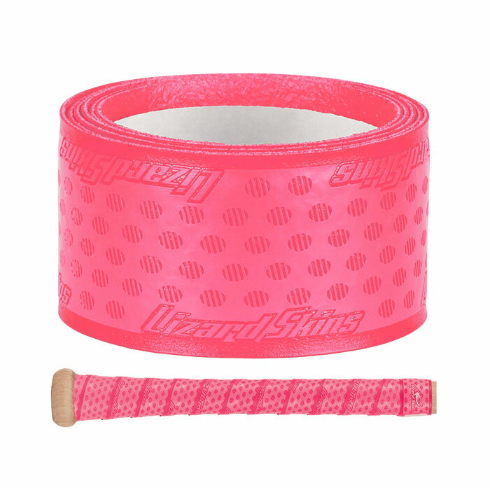 メーカー：リザードスキンズ (Lizard Skins)品名：リザードスキンズ DSP ULTRA BAT GRIP品番：DSPUBB156-11●素材ポリマー●カラーNeon Pink●サイズ長さ：990mm/39インチ、両端カット済みメ...