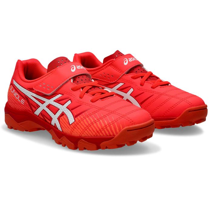 メーカー： (asics)品名：アシックス JUNIOLE 7 TF 品番：1104A056-600●アッパー人工皮革●アウトソールゴム底●カラー●対応グラウンド土 人工芝 天然芝2025年　8月JUNIOLE 7 TF は、成長中の子供の...
