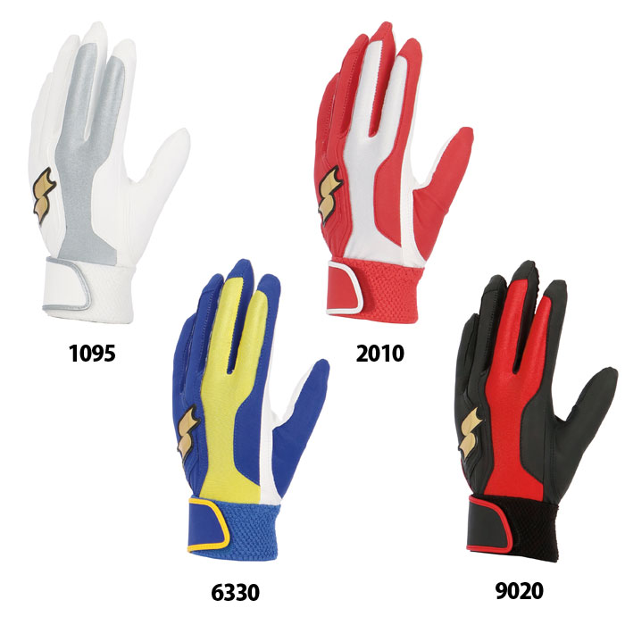 メーカー：SSK (エスエスケイ)品名：少年用シングルバンド手袋(両手)品番：BG5019WF●素材合成皮革×合成繊維●カラー1095：ホワイト×シルバー2010：レッド×ホワイト6330：Dブルー×イエロー9020：ブラック×レッド●サイ...