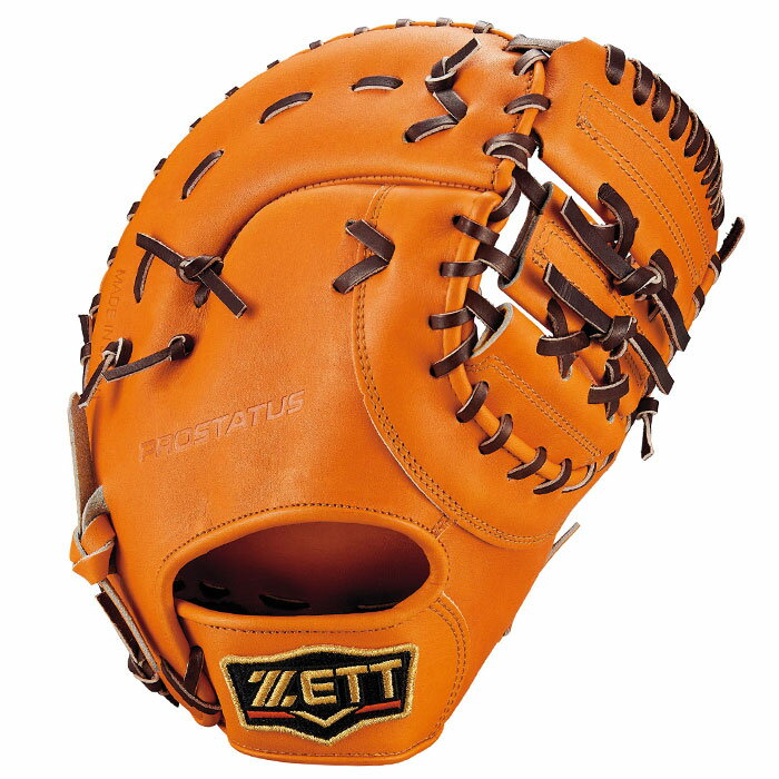 メーカー：ゼット (ZETT)品名：硬式 プロステイタスシリーズ品番：BPROFM533G-5637●ポジション一塁手用●カラーオレンジ×ブラウン●レザー天然皮革製(国産牛レザー)●サイズ-●その他仕様-●生産国日本2025年秋冬モデル捕球...