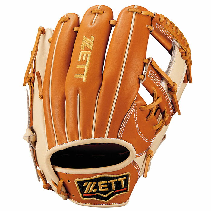 メーカー：ゼット (ZETT)品名：軟式 グラブ プロステイタス スペシャルカラーエディション品番：BRGB32576F-3432●ポジション内野手用●カラーゴールドブラウン×パステルブラウン●レザー天然皮革製(ステアレザー)●サイズ4●そ...