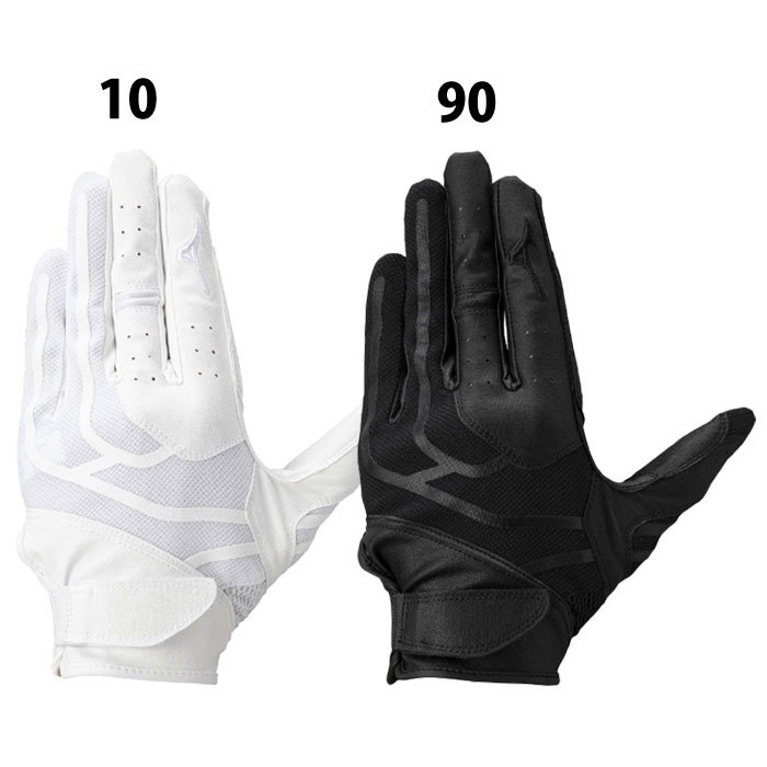 メーカー：ミズノ (mizuno)品名：ミズノプロ守備手袋 パッド付 左手用品番：1EJED340●素材平側素材:合成皮革/甲側素材:合成皮革、合成繊維●カラー10:ホワイト×ホワイト90:ブラック×ブラック●生産国ベトナム製●サイズS(2...